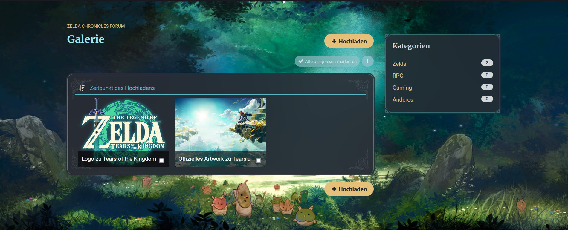 Großes Update: Neue Forenversion! - Techniksupport - ZELDA CHRONICLES FORUM